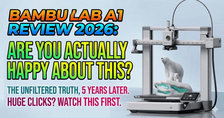 Bambu Lab A1 Review 2026: Are You Actually Happy About This? - 3D ...