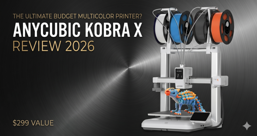 Anycubic Kobra X Review 2026: The $299 Multicolor 3D Printer That ...